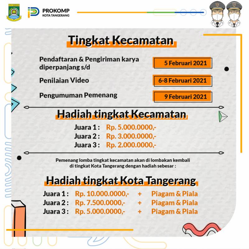 Pemkot Perpanjang Lomba Kreatifitas Untuk Masyarakat Pemkot Perpanjang Lomba Kreatifitas Untuk Masyarakat